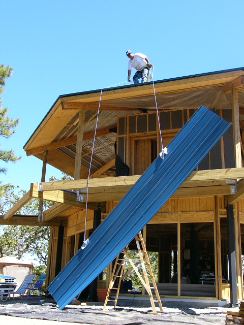 050828: Metal roof